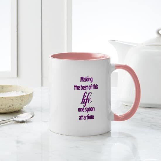 CafePress Spoonie Life Mugs Ceramic Coffee Mug, Tea Cup 11 oz