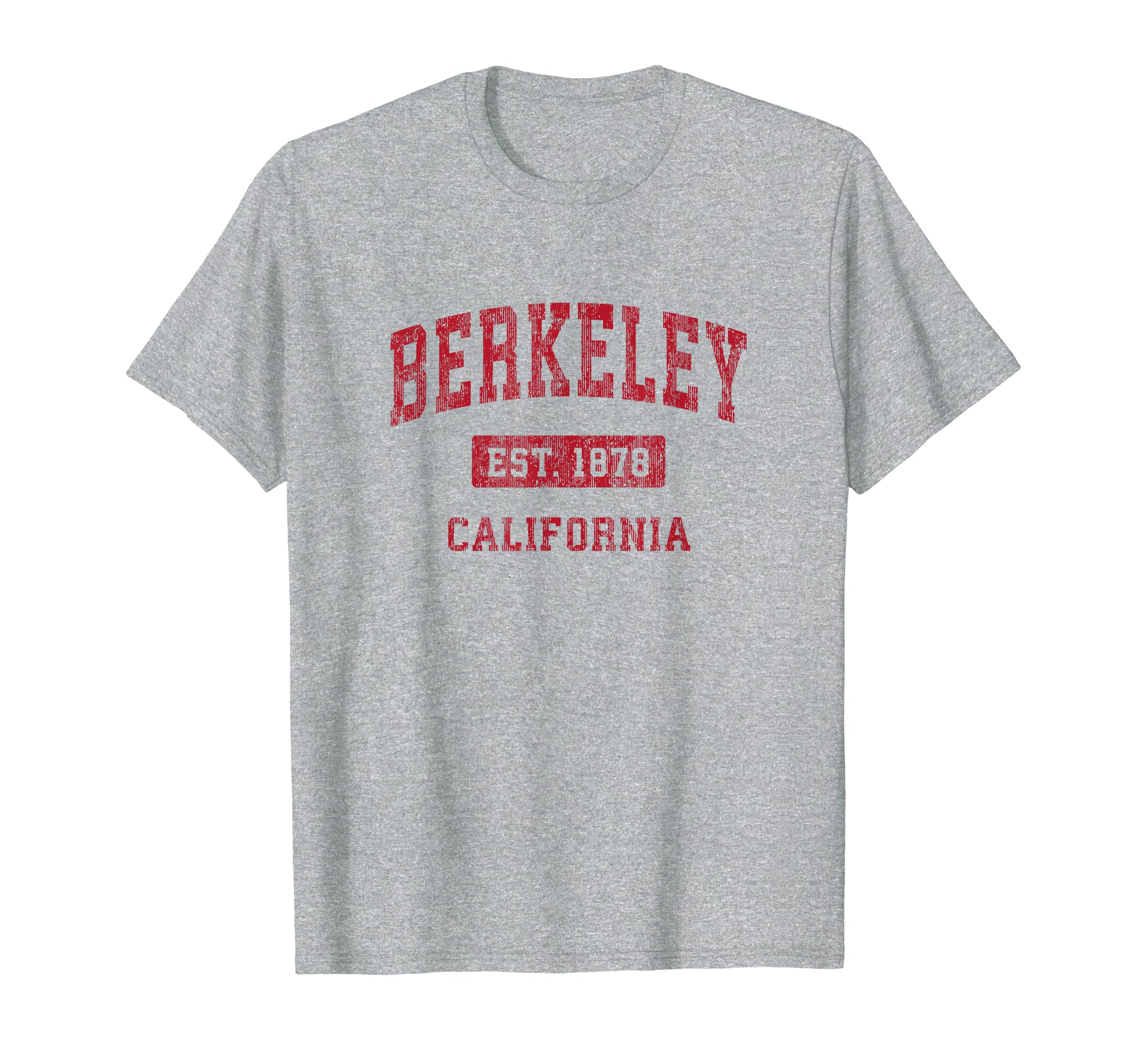 Berkeley California CA Vintage Sports Design Red Design T-Shirt