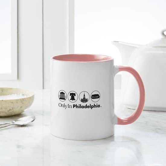 CafePress Only In Philadelphia Icons Mug Ceramic Coffee Mug, Tea Cup 11 oz