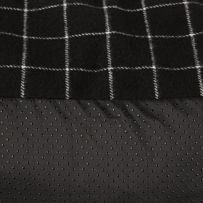 EveryYay Black Squares Removable Bed Cover for Dogs, 40" L X 30" W X 5" H