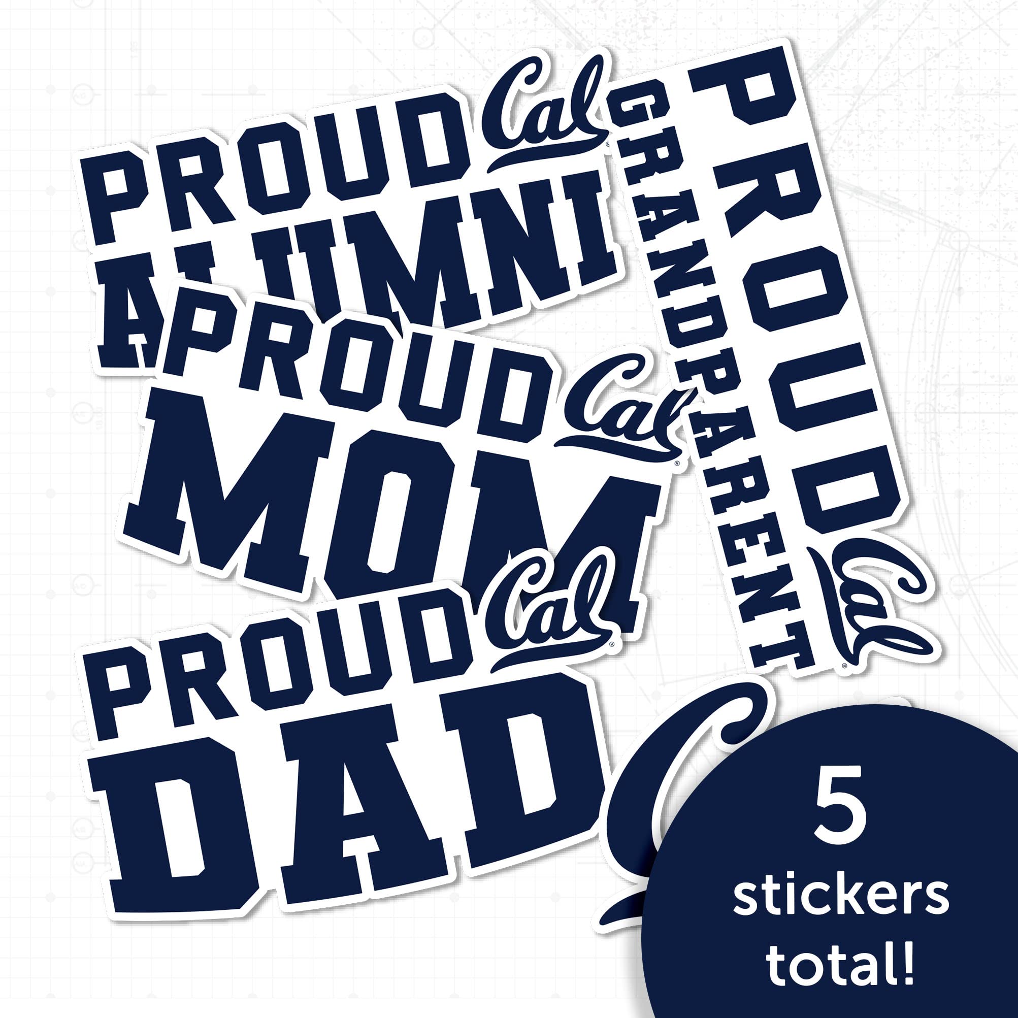 Desert Cactus University of California Berkeley Sticker Vinyl Decal Laptop Water Bottle Car Scrapbook Sheet (Family Full Sheet)