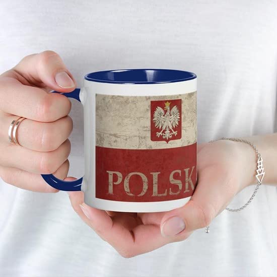 CafePress Vintage Polska Mug Ceramic Coffee Mug, Tea Cup 11 oz
