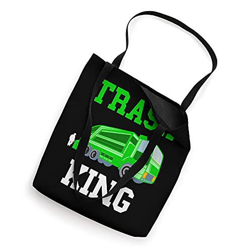Trash King Garbage Truck Rubbish Recycling Trash Truck Tote Bag