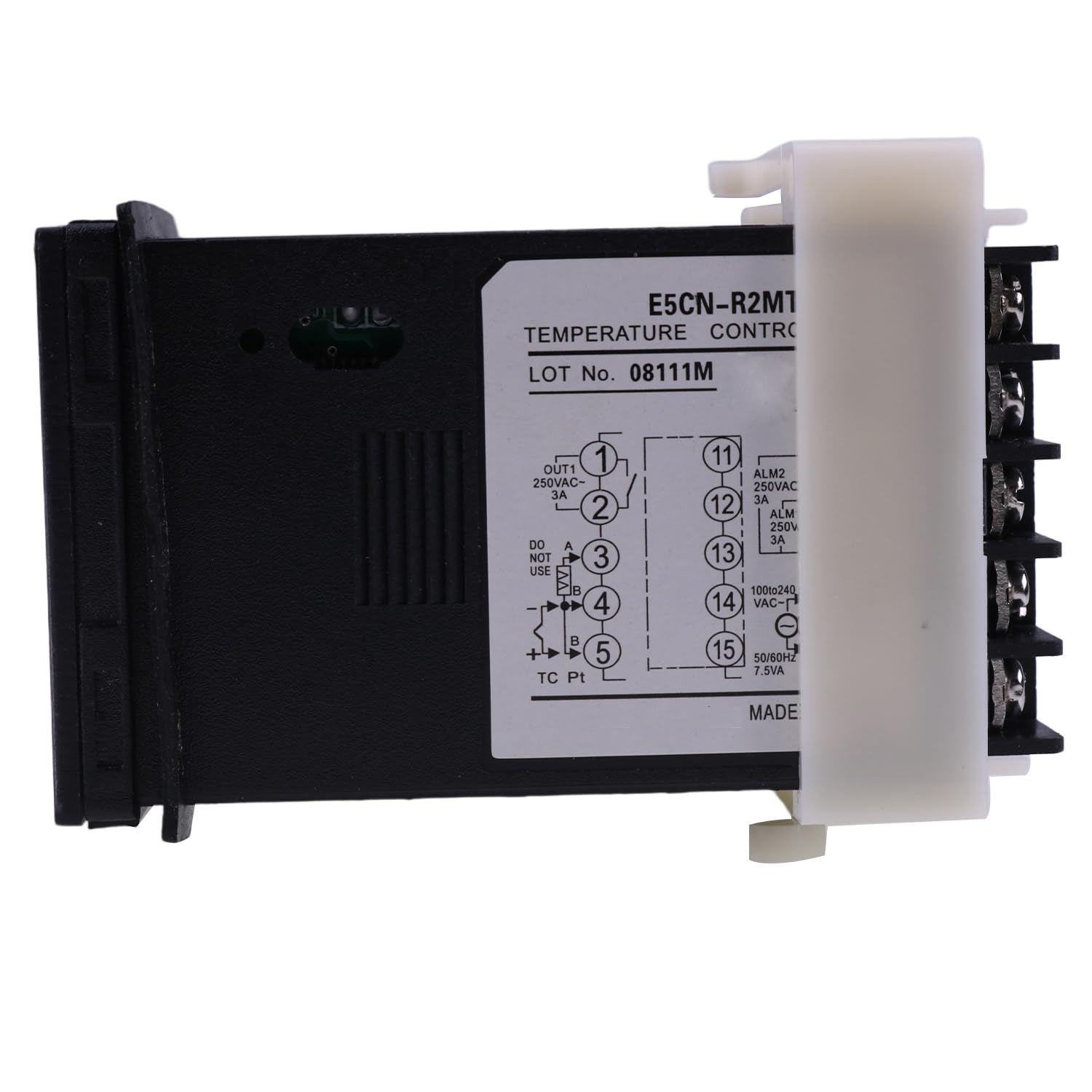 WQSING 100-240VAC Digital Temperature Controller E5CN-R2MT-500 Compatible with OMRON PV Display Indicator