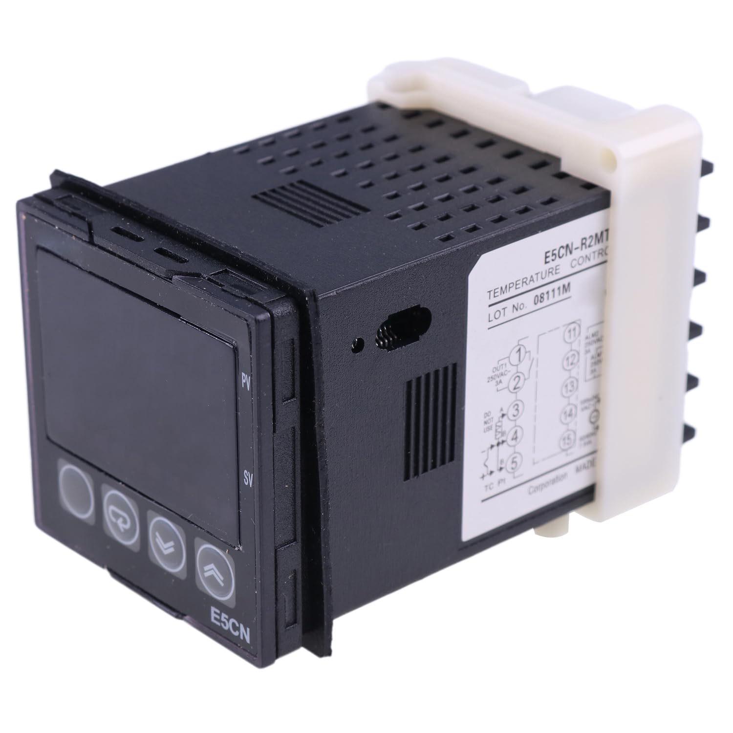 WQSING 100-240VAC Digital Temperature Controller E5CN-R2MT-500 Compatible with OMRON PV Display Indicator