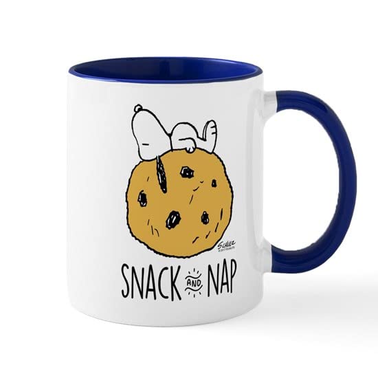 CafePress Snoopy Black And White Ceramic Coffee Mug, Tea Cup 11 oz