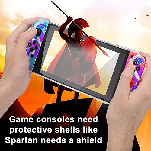 FNAF Ba-llora Case Compatible with Nintendo Switch, Shock-Absorption Anti-Scratch Protection Case, Crystal Clear Case for Nintendo Switch