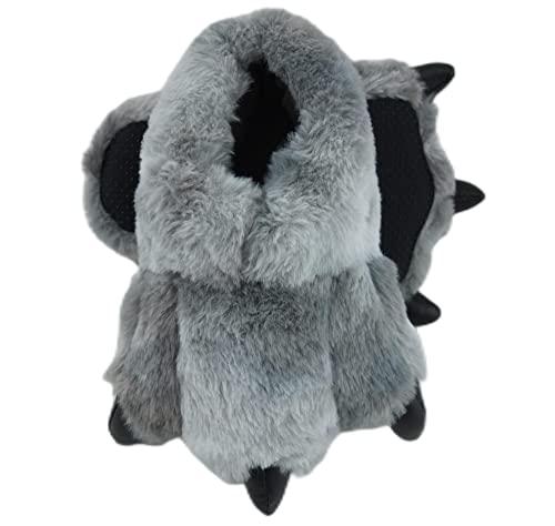 Young Fine Novelty 3D Warm Soft Claw Slipper for Kids(ZW41987-2/3) Grey