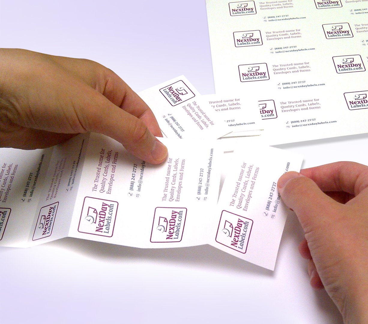NextDayLabels 100# Tag Blank 10 Per Page White, Laser/Ink Jet Business Card Stock (1000)