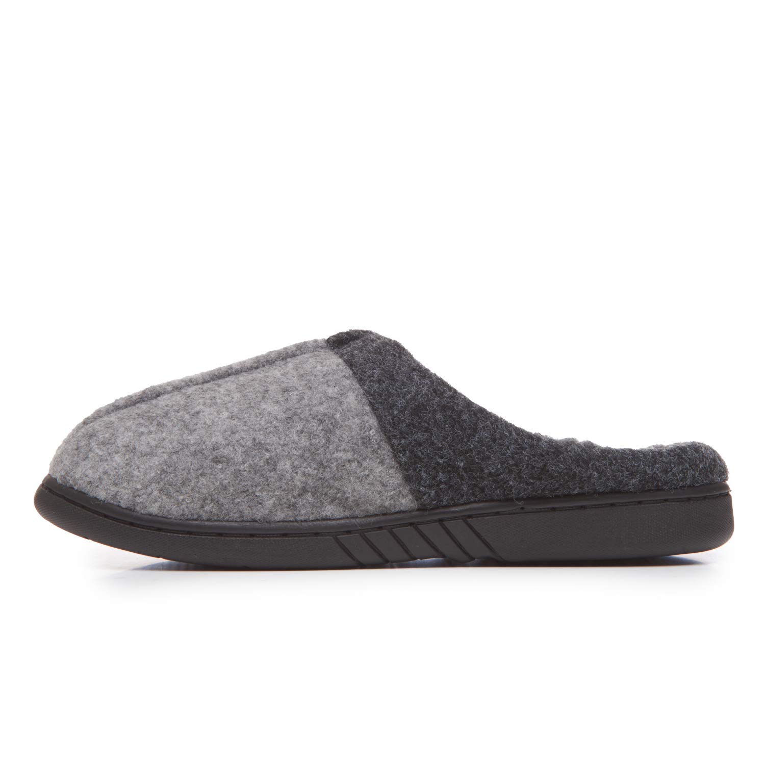 Skysole Boy’s Clog Slippers, Lightweight and Comfortable Indoor Slip-Ons with Rubber Soles, Grey, Size 4