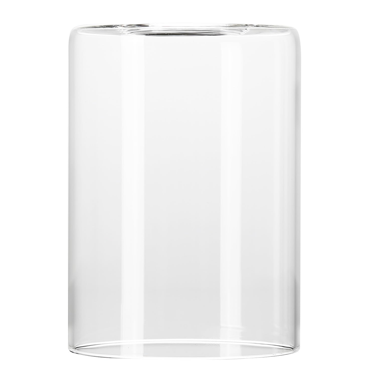 Clear Glass Shade, Cylinder Glass Lamp Shade Lampshade Replacement for Lighting Fixture, Ceiling Fans, Chandelier, Table Lamps, Wall Lamp