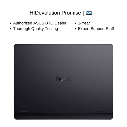 HIDevolution ASUS ProArt StudioBook H7604JI 16" 3.2K 120Hz Touch, 2.2 GHz i9-13980HX, RTX 4070, 64 GB DDR5 RAM, 4 TB PCIe SSD, Windows 11 Pro