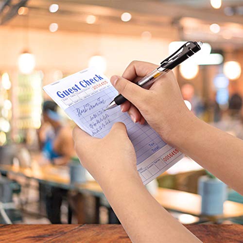 Guest Check Book, Server Note Pads and Waitress Order Pads, 50 Checks Per Book for Total 1200 Guest Checks, 3.5" x 6.75" (1200)