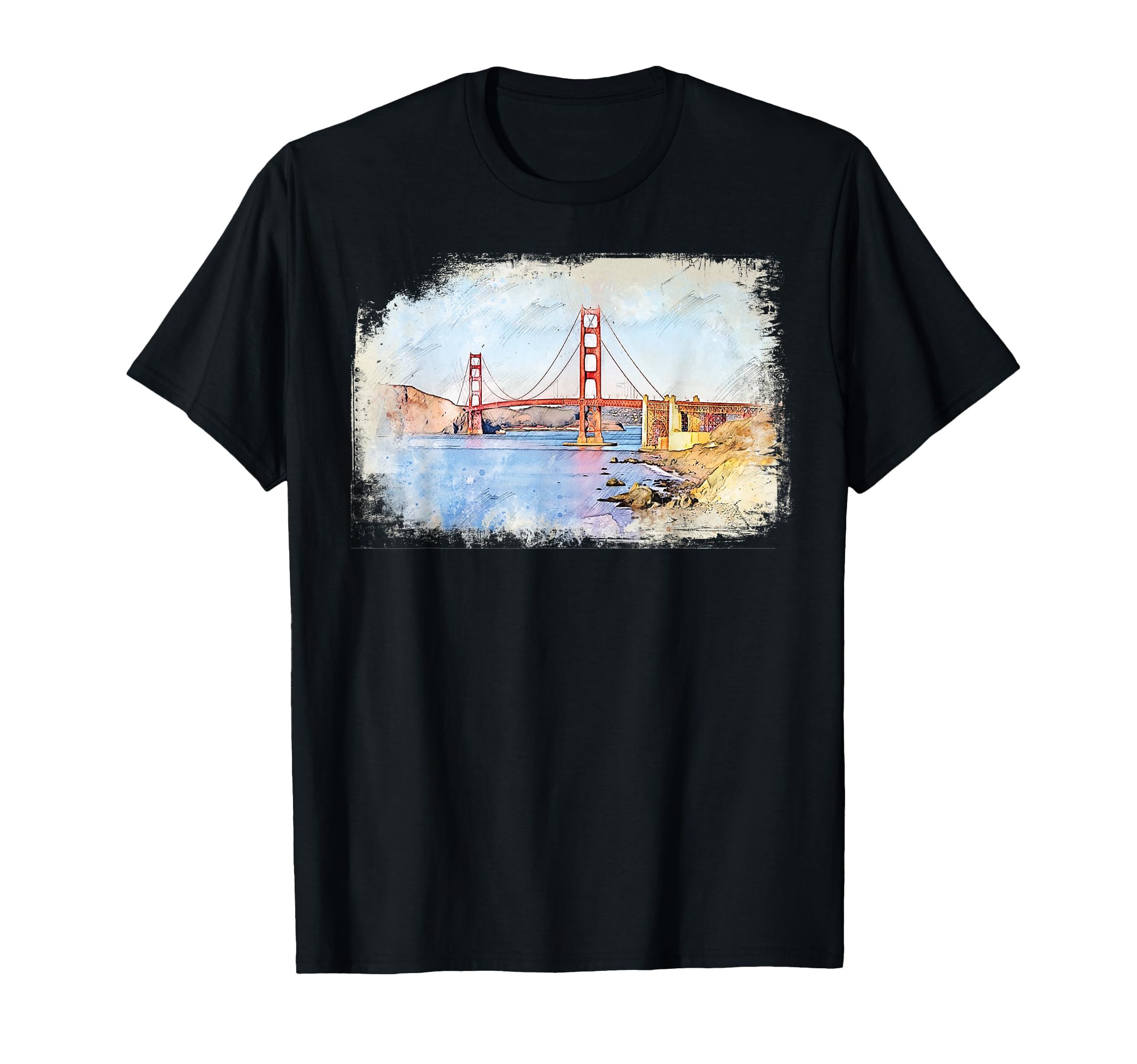 Golden Gate Bridge San Francisco Bay Area Oakland Berkeley T-Shirt