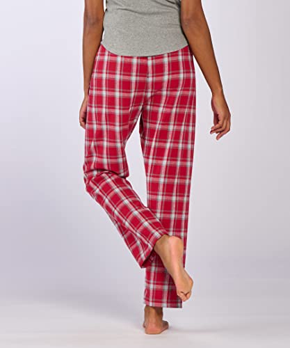 boxercraft NCAA Women's USC Trojans Haley Flannel Pant, Heritage Garnet Plaid, XL