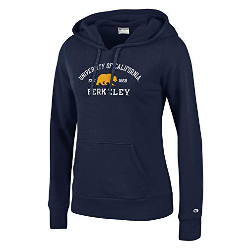 Bag2School University of California UC Berkeley Cal Bears Champion Women Hooded Sweatshirt Hoodie (Large), Navy