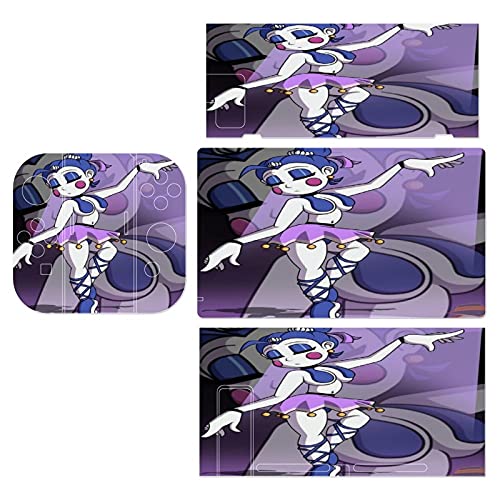 Ba-llora FNAF Sticker for Switch Protector Cover Protective Faceplate Full Set Console Dock for Switch/Switch lite