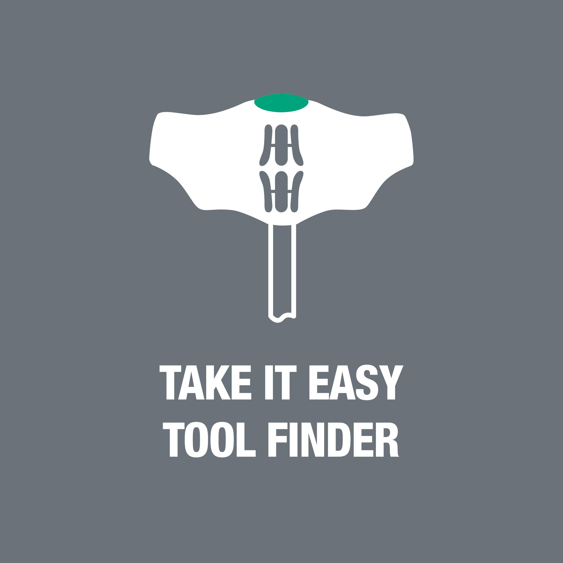 Wera 5023452001 467/7 TORX HF Set 1 Screwdriver Set T-Handle TORX Screwdrivers with Holding Function, 7 Pieces