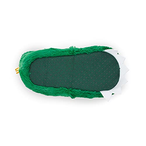 Simple Joys by Carter's Unisex Babies and Toddlers Fuzzy Slipper, Alligator, Small Toddler