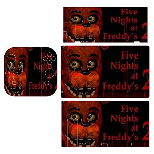 FNAF Sticker for Switch Protector Cover Protective Faceplate Full Set Console Dock for Switch/Switch lite