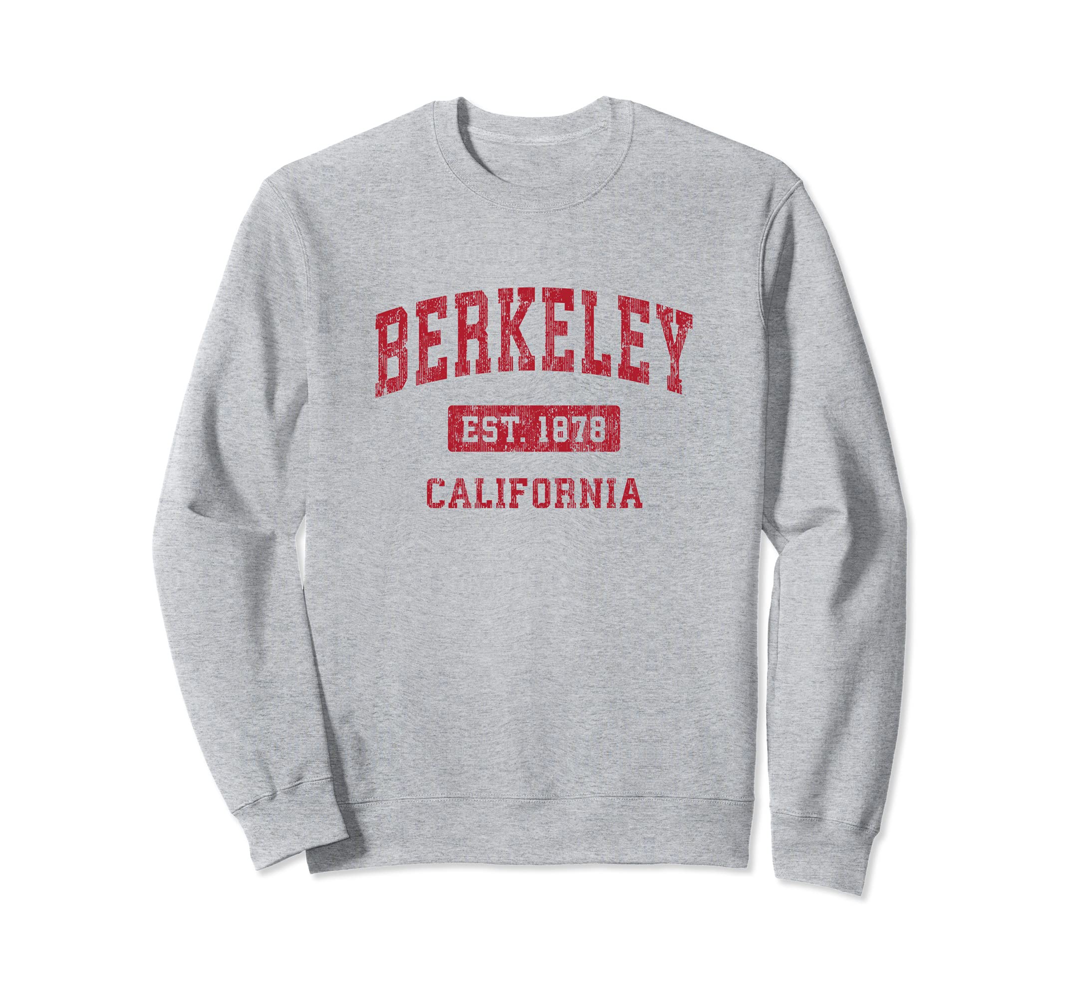 Berkeley California CA Vintage Sports Design Red Design Sweatshirt