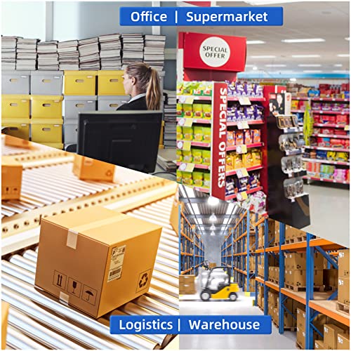 AKOGIRSE 3"x1" Multipurpose Barcode/FNSKU/UPC/FBA Direct Thermal Label, 12 Rolls/15600 Labels, Perforated, Strong Adhesive Shipping Label Compatible with Rollo & Zebra Desktop Printer, BPA&BPS Free