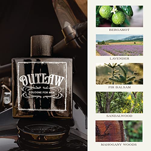 Tru Western Outlaw Men’s Cologne, 3.4 fl oz (100 ml) - Iconic, Masculine, Clean