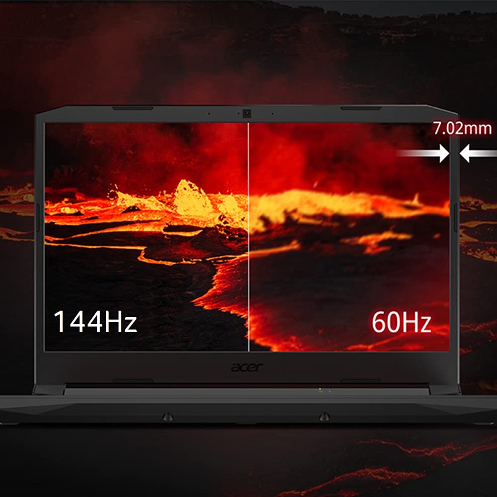 Acer Nitro 5 AN517-41-R7FP Gaming Laptop, AMD Ryzen 5 5600H Hexa-Core Processor | NVIDIA GeForce RTX 3060 Laptop GPU | 17.3" FHD 144Hz IPS Display | 16GB DDR4 | 512GB NVMe SSD | WiFi 6 | BL Keyboard