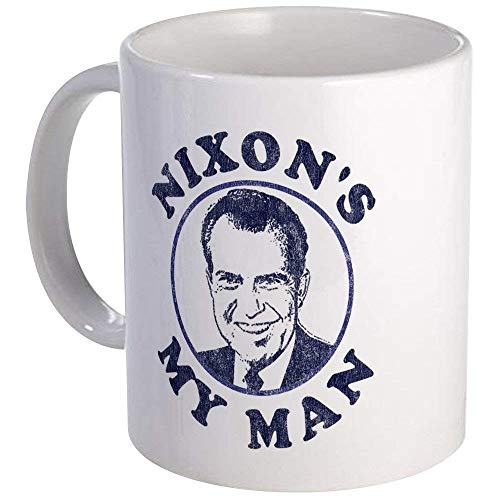 Nixon's My Man T-Shirt Mug - Ceramic 11oz Coffee/Tea Cup Gift Stocking Stuffer