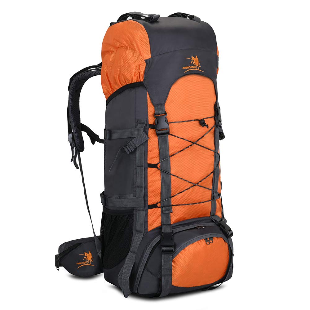 Bseash 60L Internal Frame Waterproof Hiking Camping Backpack with Rain Cover, Large Outdoor Sport Travel Daypack Rucksack