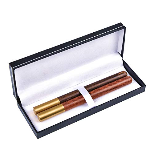 【2-Pack】Cigar Draw Enhancer Tool & Nubber, Sangle Sopffy Cigar Draw with Wooden Case.