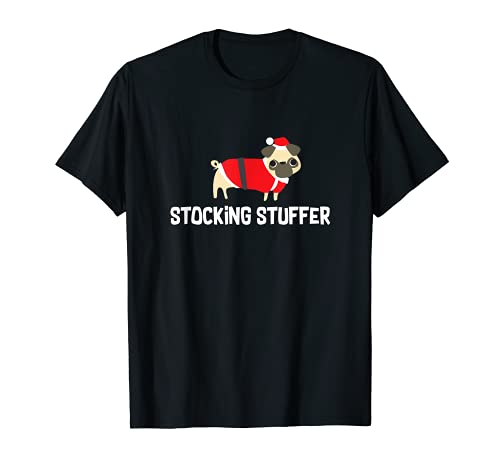 Christmas Pug T-Shirt_ Stocking Stuffer Holiday Gift