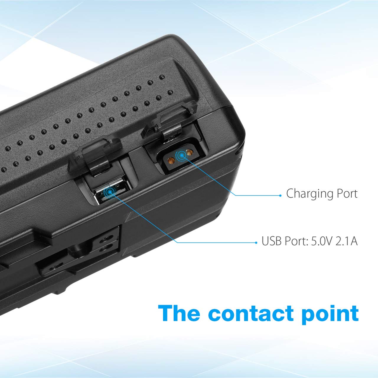 Powerextra V Mount V-Lock Battery 190Wh 13400mAh Compatible with Sony Video Camera Camcorder Broadcast LED Light Replacement Brick for DSLR