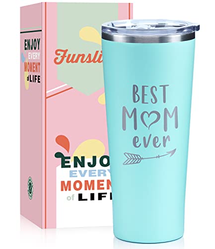 Gifts for Mom - 22oz Tumbler Best Mom Ever Gifts - Mom Gifts from Daughter Son - Mother's Day Gifts for Wife- New Mom Gifts for Women - Mom Birthday Gifts - Best Mothers Day Present for Sister Friends