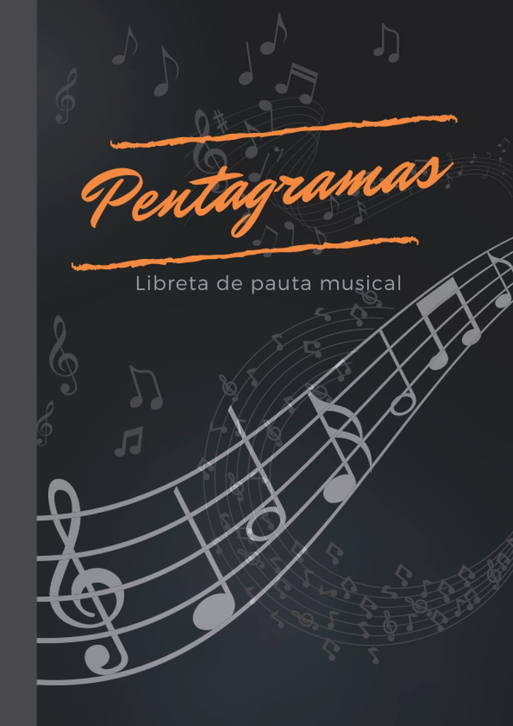 Libreta de pauta musical, Cuaderno de musica Pentagrama: Cuaderno de partituras para piano, guitarra, violín - libreta tablatura musical con 12 Pentagramas tamaño A4 (Spanish Edition)