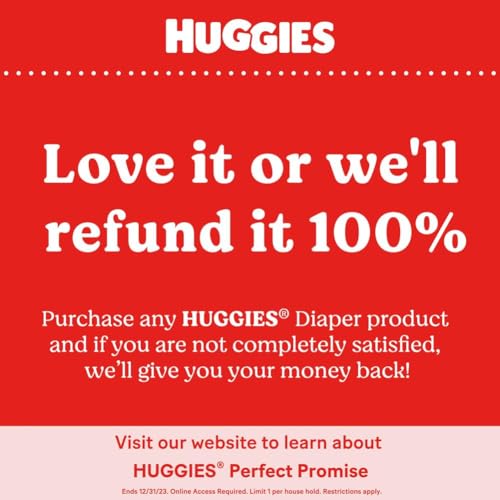 Huggies Newborn Diapers, Little Snugglers Baby Diapers, Size Newborn (up to 10 lbs), 128 Count
