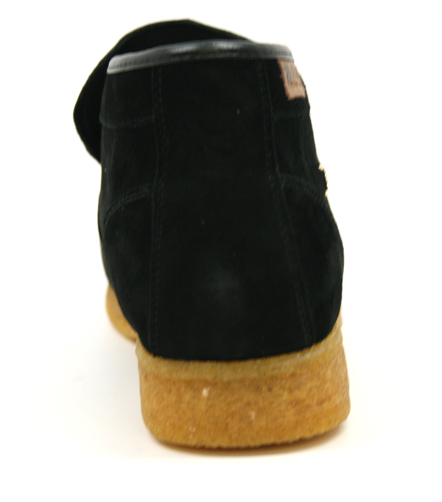 British Collection Men's Palace Slip on Shoe, Black Suede, 10 M
