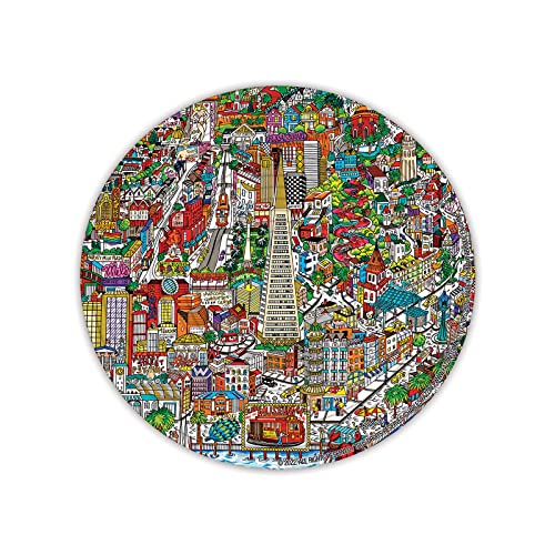Spin Flip Puzzle - Charles Fazzino - Spin it, Flip it, Solve it! for Those who Love Brain teasers! Adult Fidget Toy. Great Easter Basket Stuffers for Teens, Men and Women