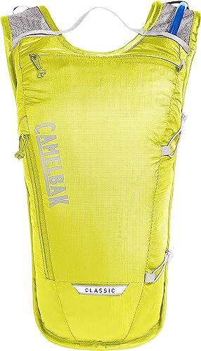 CamelBak Classic Light Bike Hydration Pack 70oz, Safety Yellow/Silver