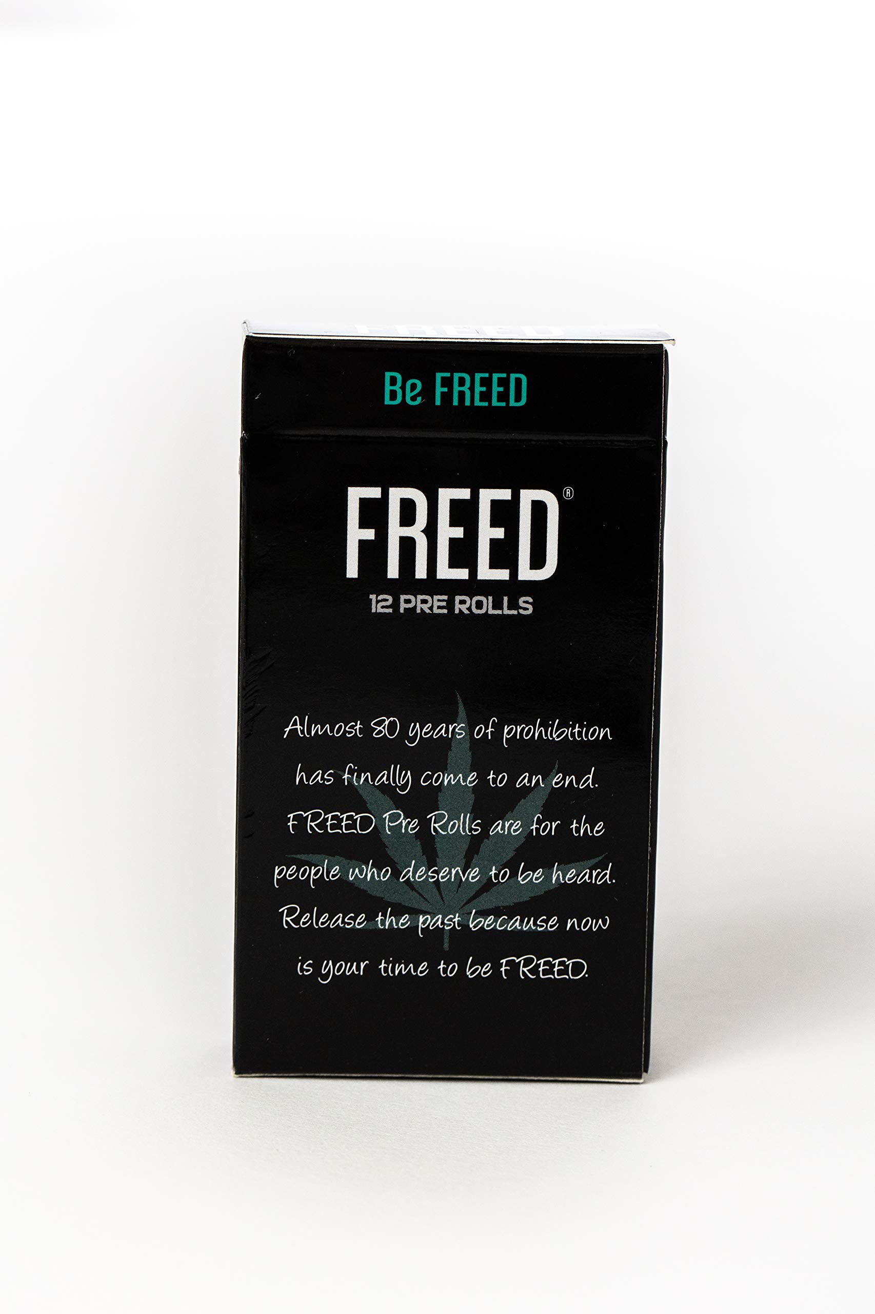 FREED - Herbal Cigarettes - 100 Natural Herbs - 1 Pack (12 Smokes per Pack) - Tobacco Free & Nicotine Free - Made in The USA,Green, White, Black,12 Count (Pack of 1)