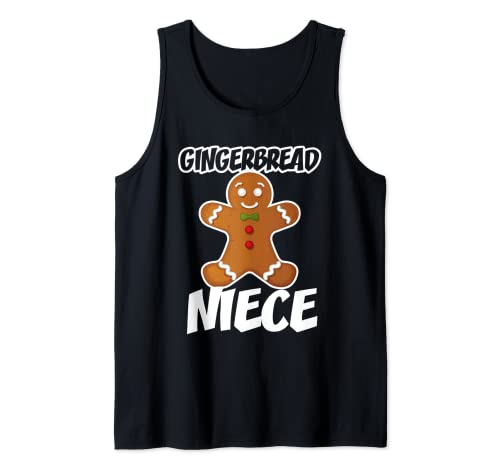Gingerbread Niece Christmas Stocking Stuffer Tank Top