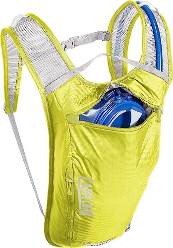 CamelBak Classic Light Bike Hydration Pack 70oz, Safety Yellow/Silver