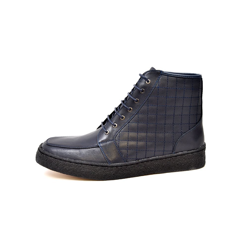 British Collection Extreme Men Leather Shoes Navy 9