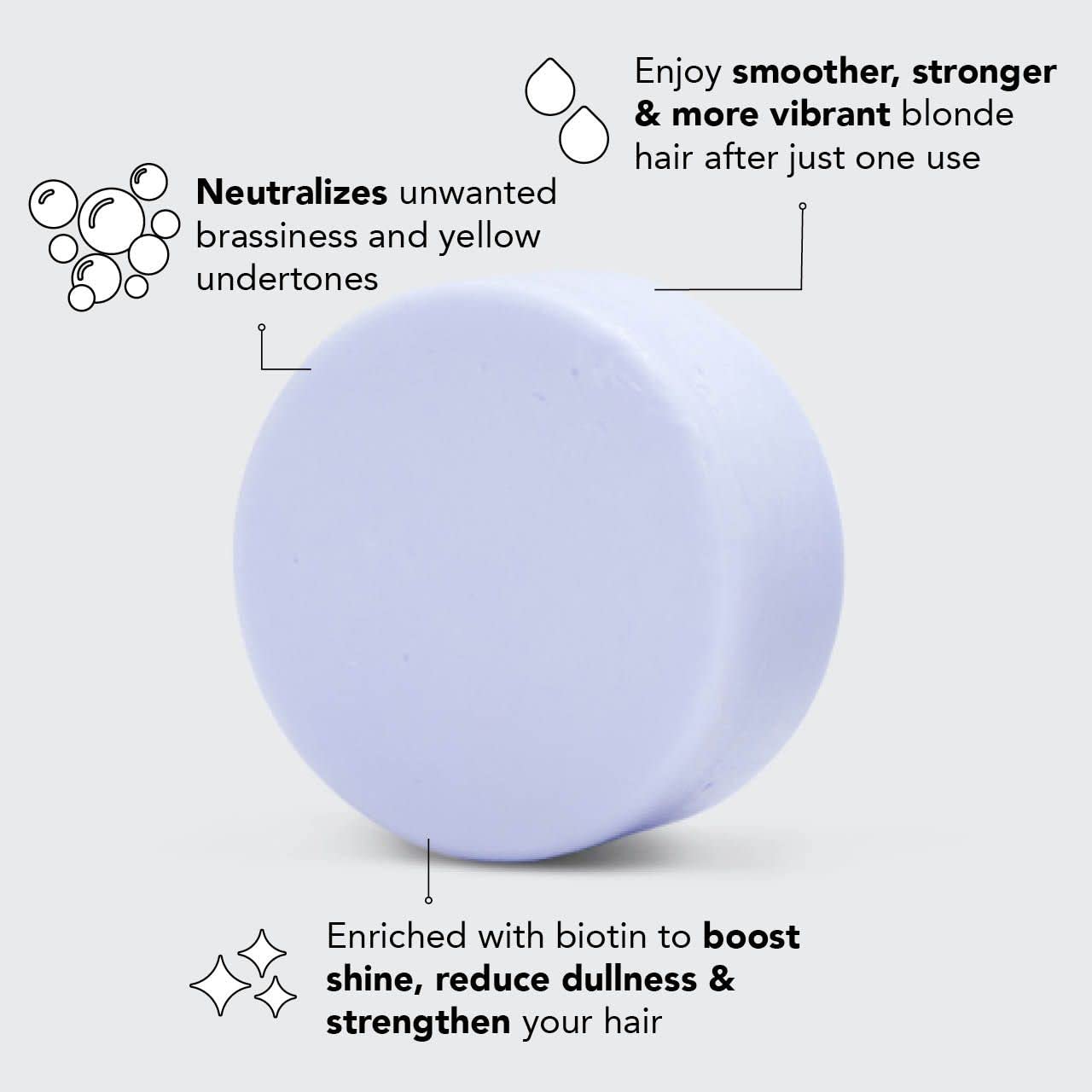 Kitsch Purple Conditioner Bar for Blonde Hair & Self Draining Shower Caddy with Discount
