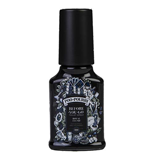 Poo-Pourri na342 Royal Flush Before You Go Spray 2 oz-2 Pack, 2 Ounce (2 Count), Blue, 4 Fl Oz