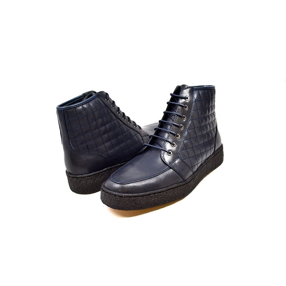 British Collection Extreme Men Leather Shoes Navy 9