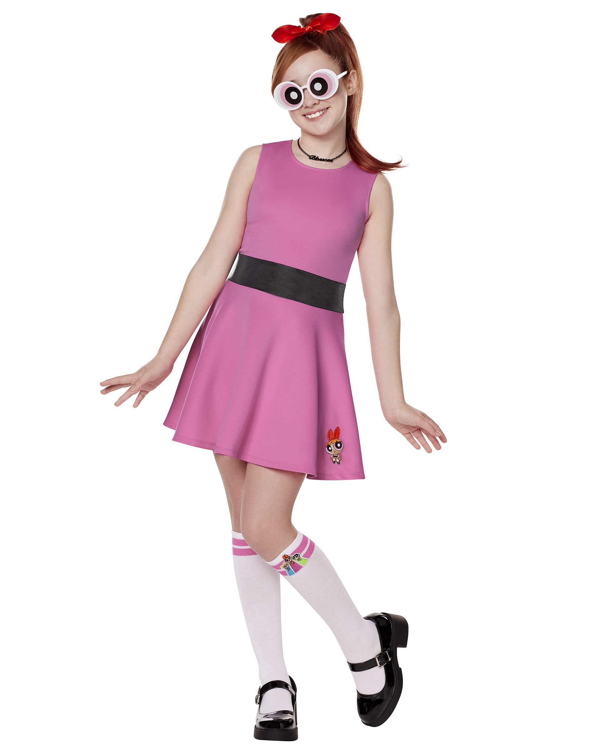 Spirit Halloween Kids Blossom The Powerpuff Girls Costume - XL