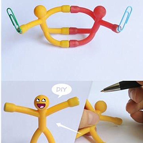 【Merry Christmas】 9PCS Novelty Mini Magnet, Cute Rubber Magnet Men Refrigerator Magnets Magnetic Toy for Kids, Adults