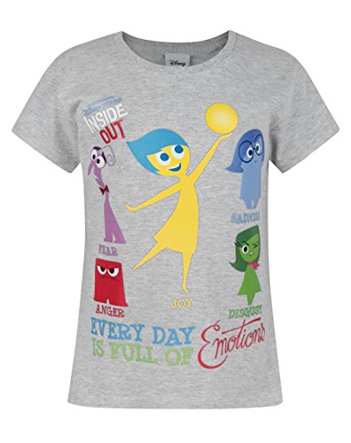 Disney Inside Out Emotions Characters Grey Girl's T-Shirt