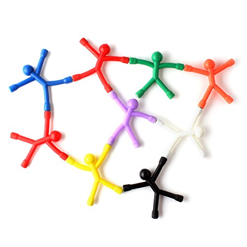【Merry Christmas】 9PCS Novelty Mini Magnet, Cute Rubber Magnet Men Refrigerator Magnets Magnetic Toy for Kids, Adults